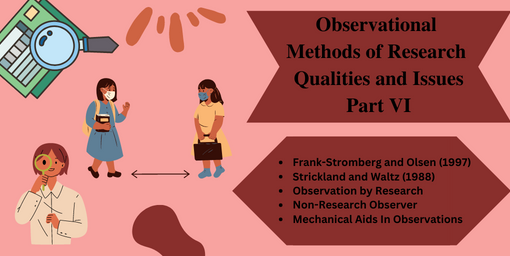 Observational Methods of Research Constructing Versus Borrowing ...