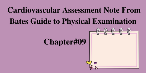 Cardiovascular Assessment Note From Bates Guide to Physical Examination ...