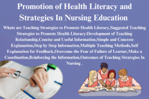 Promotion of Health Literacy and Strategies In Nursing Education ...