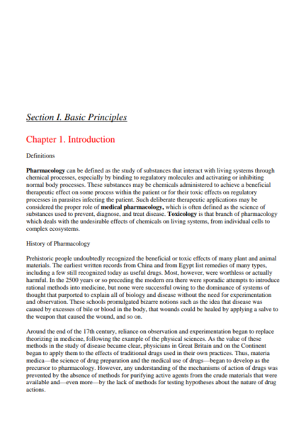 Basic Clinical Pharmacology - Nurses Educator