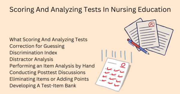 Scoring And Analyzing Tests In Nursing Education - Nurses Educator