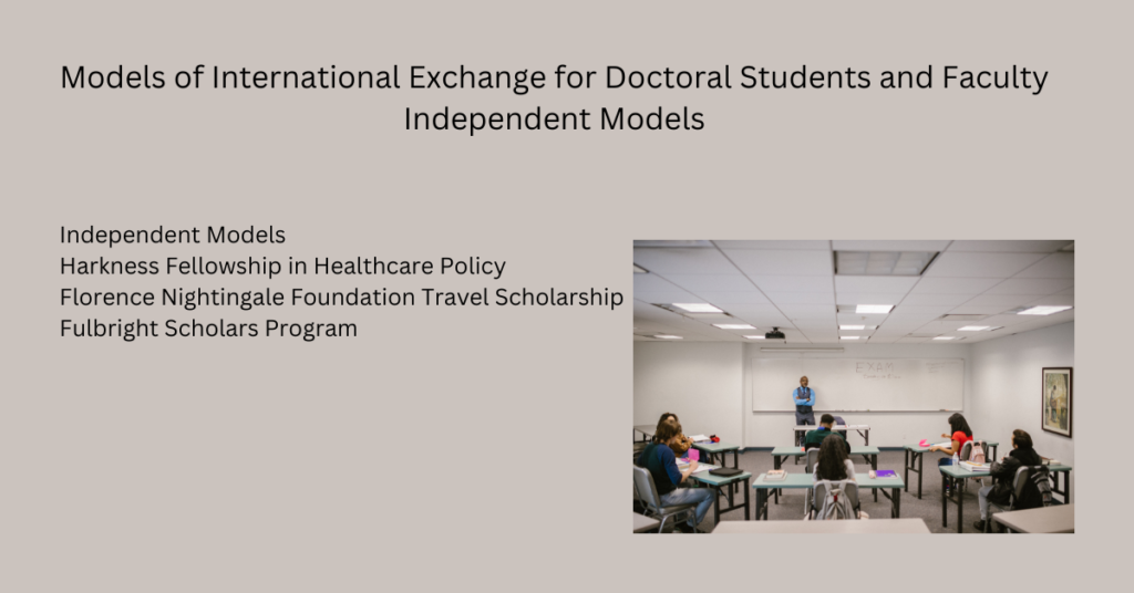Models of International Exchange for Doctoral Students and Faculty ...