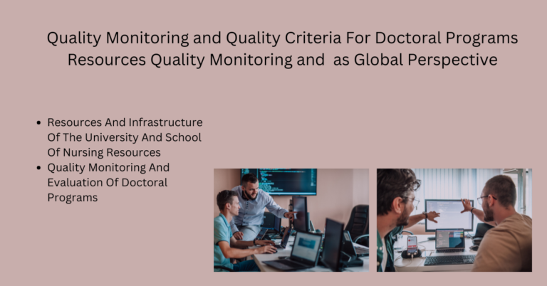 Quality Monitoring and Quality Criteria For Doctoral Programs ...