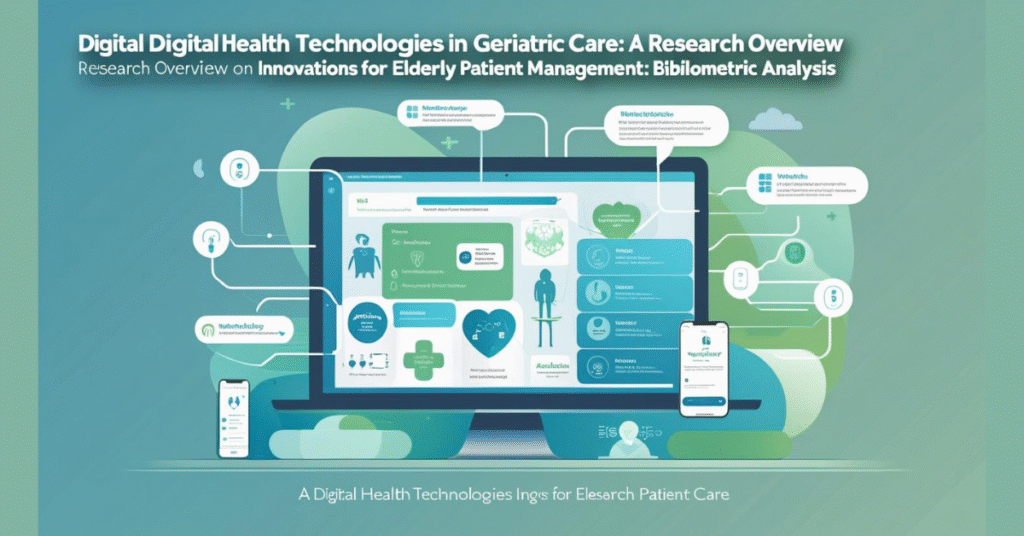 Digital Health Technologies in Geriatric Care A Research Overview on ...