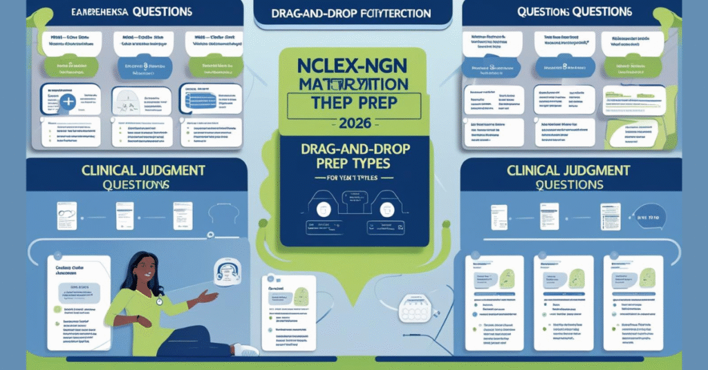 NGN Prep Drag and Drop for Clinical Judgment Question Types 2026 ...