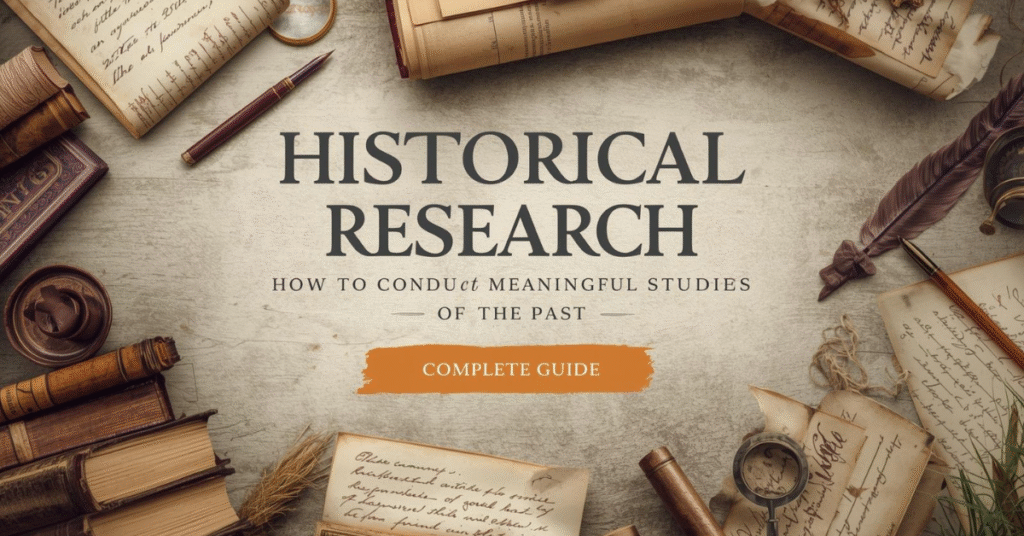 Historical Research Methods: How to Conduct Meaningful Studies of the ...