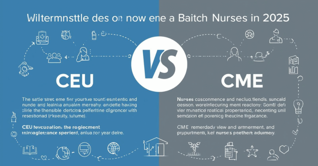 CEU vs CME What's the Difference and What Do Nurses Really Need in 2025 ...