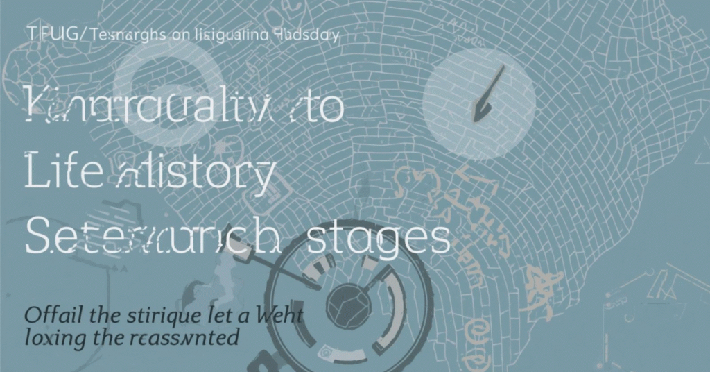 How to Conduct Life History Research: 5 Essential Stages Explained ...