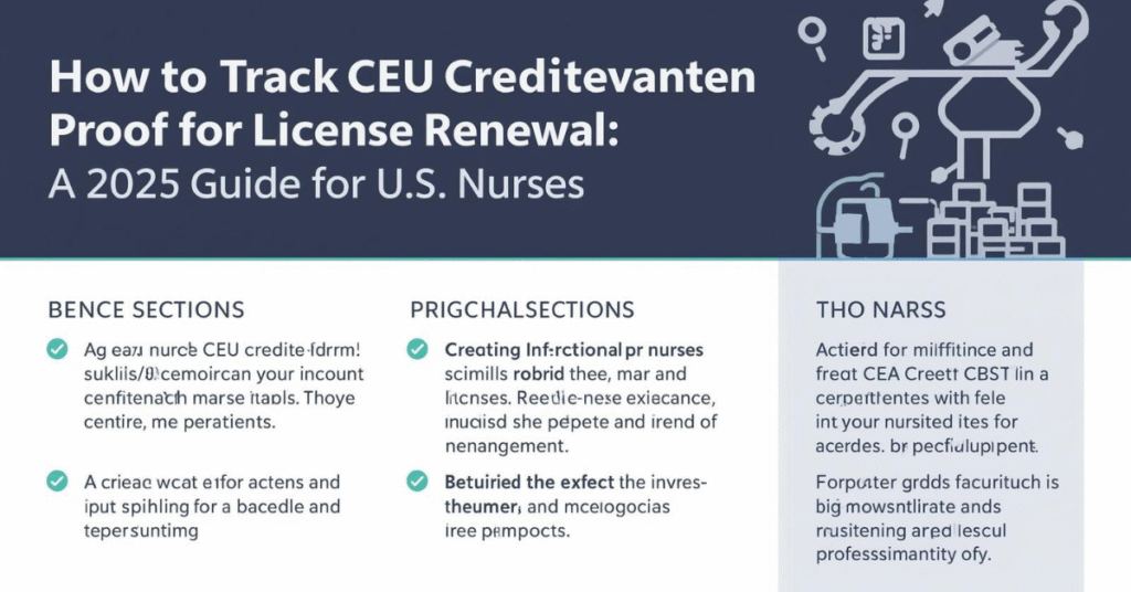 Track CEU Credits and How to Submit Proof for License Renewal: A 2025 ...