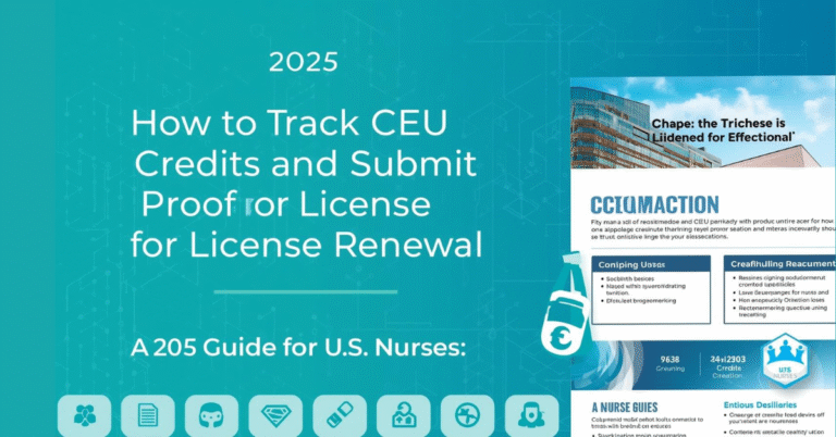 Track CEU Credits and How to Submit Proof for License Renewal: A 2025 ...