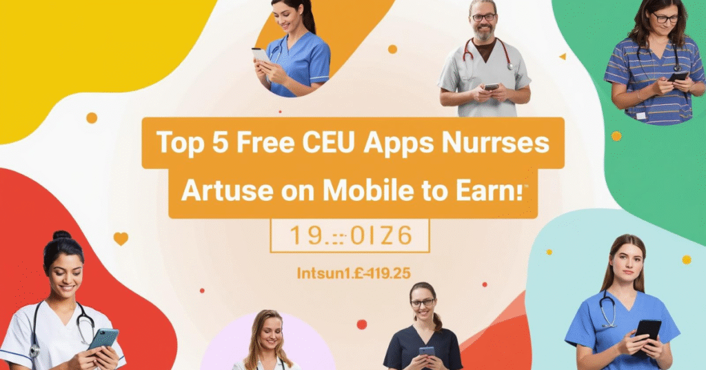 Top 5 Free CEU Apps Nurses Can Use on Mobile to Earn Credits (2025 ...