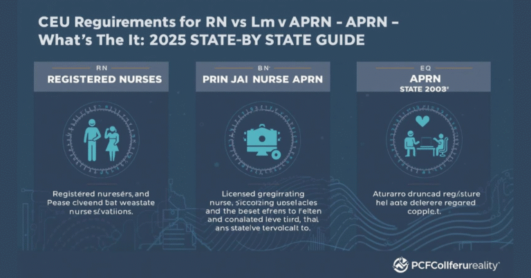 CEU Requirements for RN vs LPN vs APRN — What's the Difference? (2025 ...