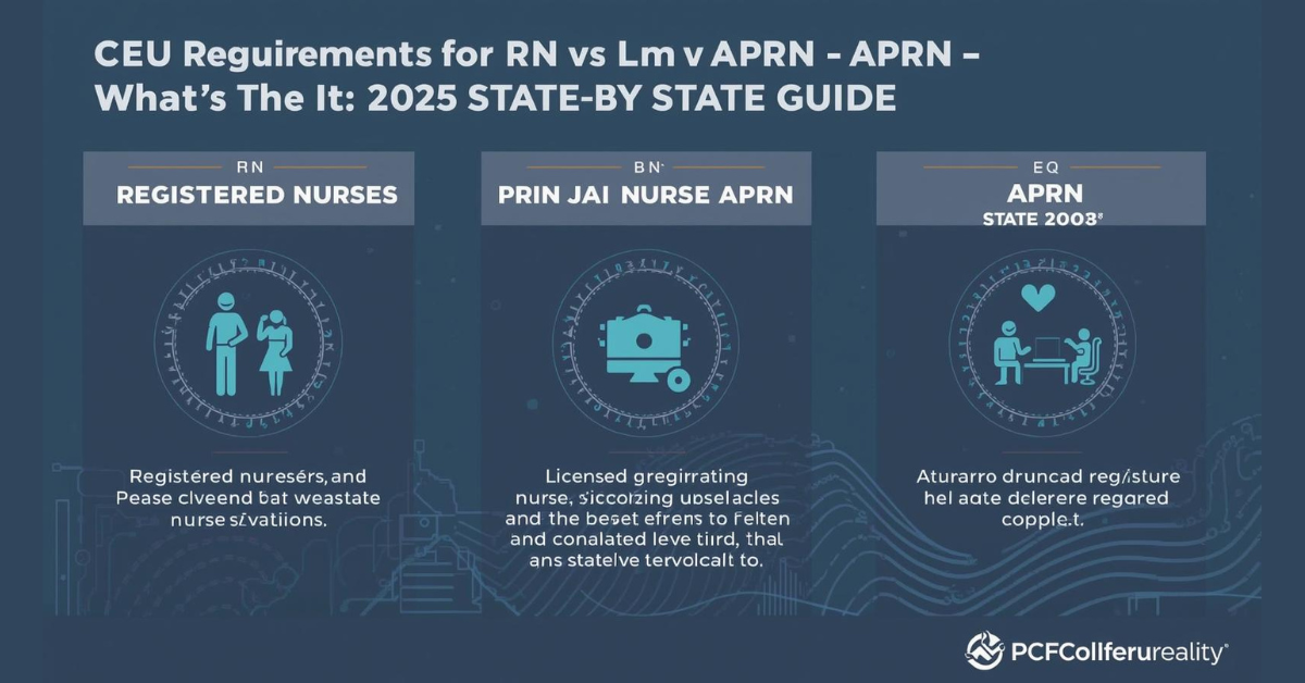 CEU Requirements for RN vs LPN vs APRN — What's the Difference? (2025 ...