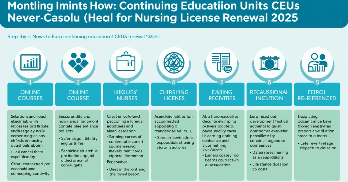 CEUs for Nursing License Renewal How to Earn — Your Complete Step-by ...