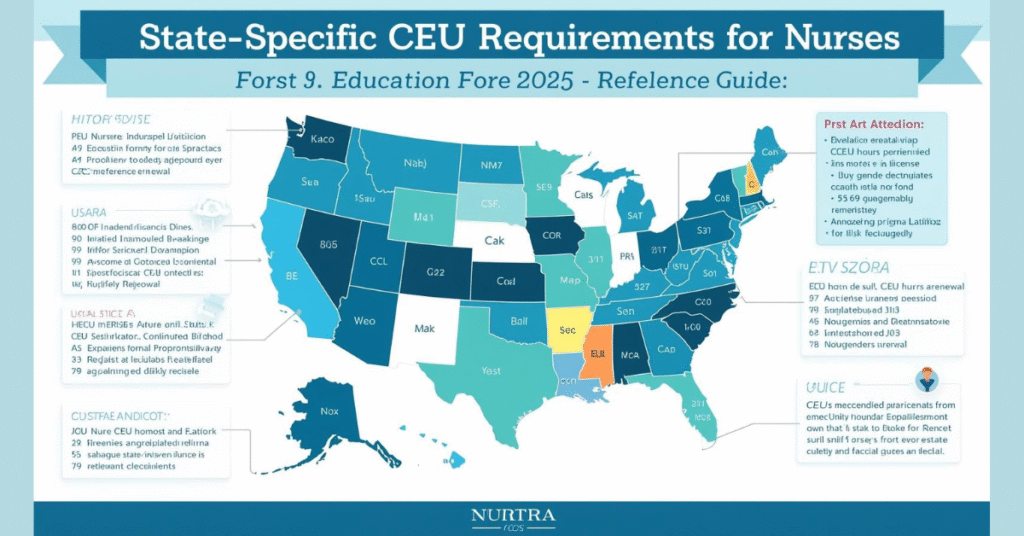 CEU State-Specific Requirements for Nurses — Complete 2025 Reference ...