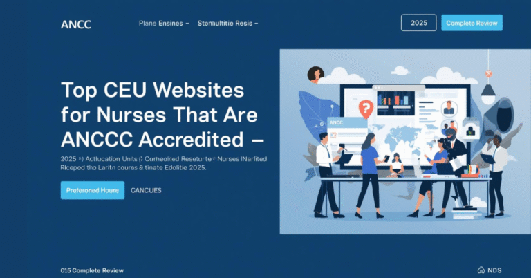 CEU Top Websites for Nurses That Are ANCC Accredited — 2025 Complete ...