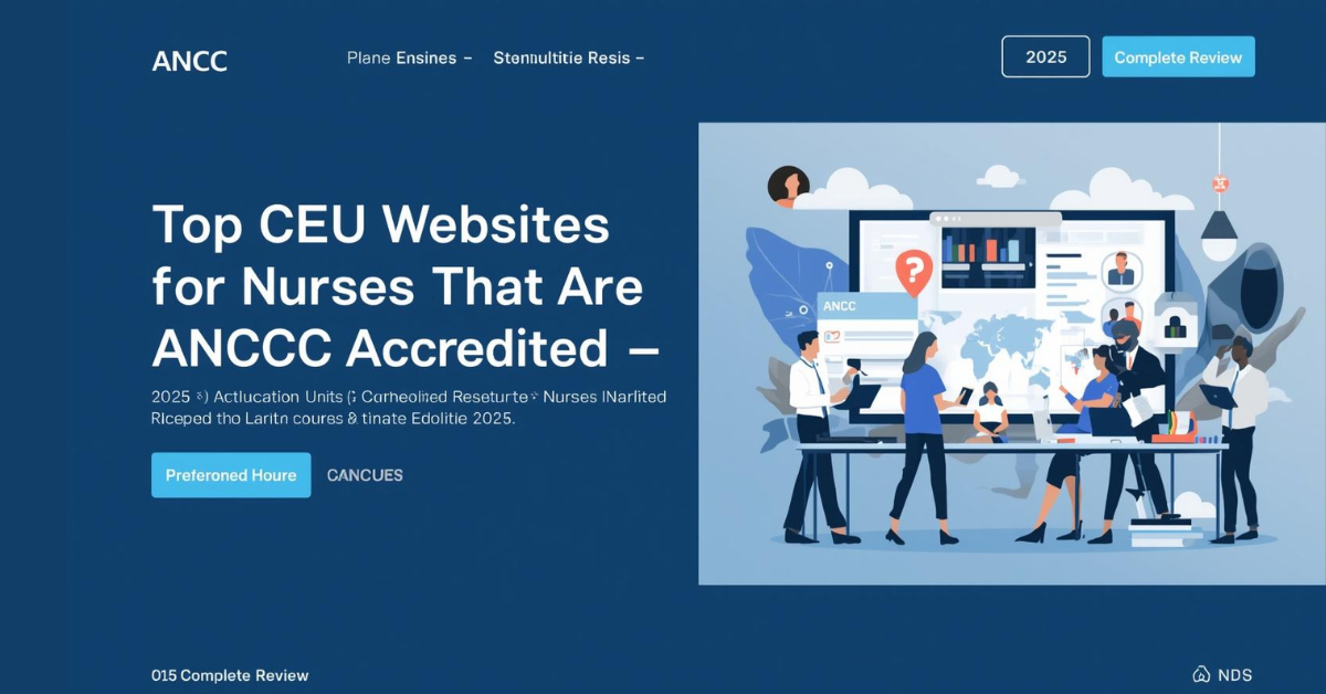 CEU Top Websites for Nurses That Are ANCC Accredited — 2025 Complete ...