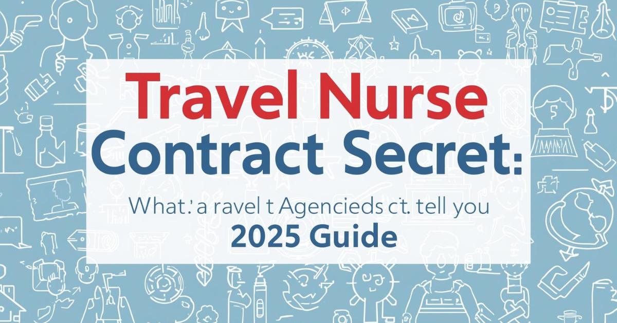 Travel Nurse Contract Secrets — What Agencies Don't Tell You (2025 ...