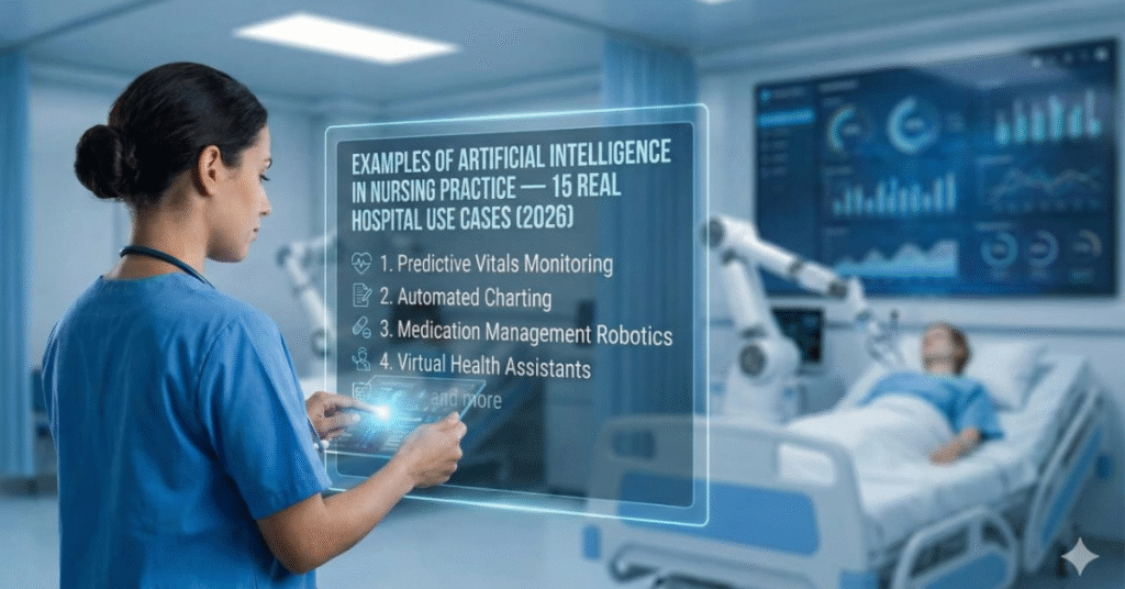 Examples of Artificial Intelligence in Nursing Practice — 15 Real ...