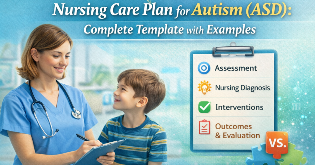 Nursing Care Plan for Autism (ASD): Complete Template with Examples ...