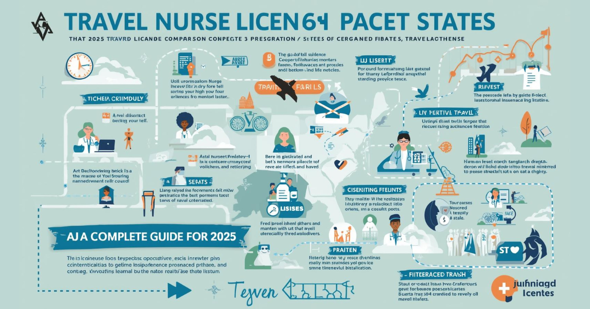 Travel Nurse License Compact States — Complete 2026 Guide - Nurses Educator