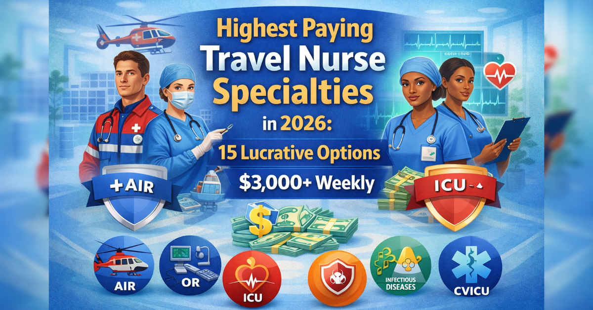 Highest Paying Travel Nurse Specialties in 2026: 15 Lucrative Options ...