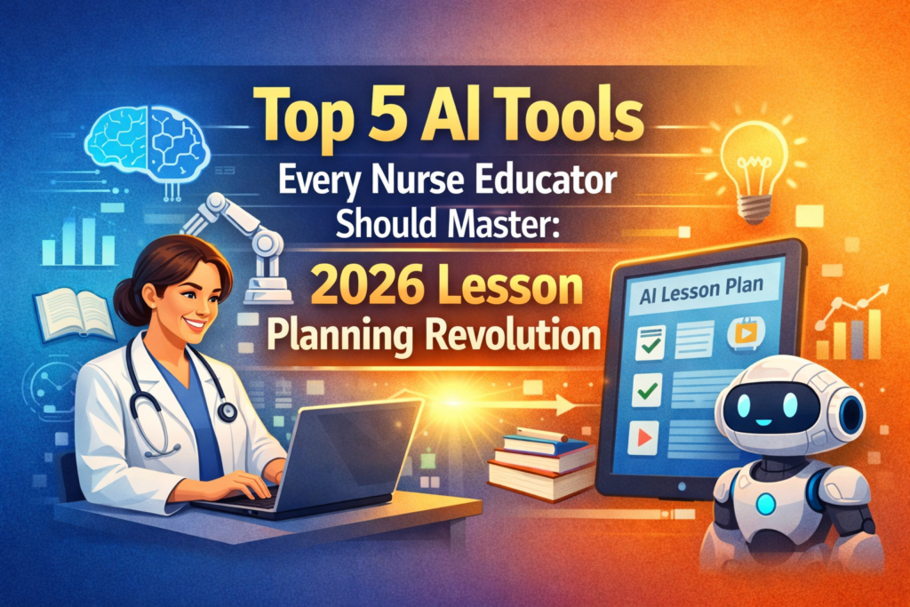 Top 5 AI Tools Every Nurse Educator Should Master: 2026 Lesson Planning ...