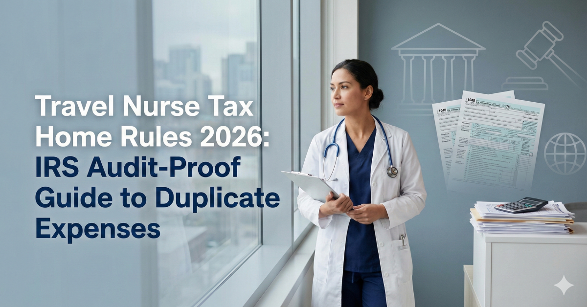 Travel Nurse Tax Home Rules 2026: IRS Audit-Proof Guide to Duplicate ...